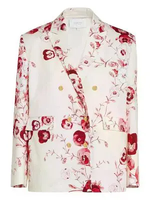 Giambattista Valli Floral Double-breasted Jacket