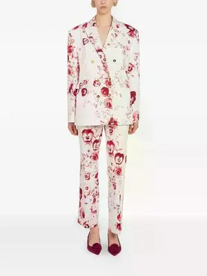 Giambattista Valli Floral Double-breasted Jacket