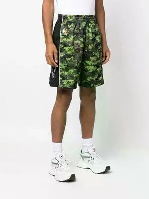 Mitchell & Ness Camouflage-print Track Shorts