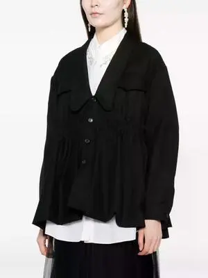Noir Kei Ninomiya Peplum Wool Jacket
