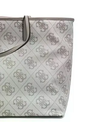 Guess Monogram Top Handle Tote Bag