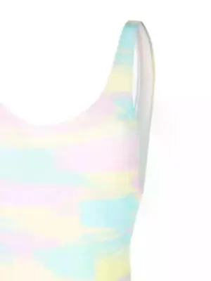 REINA OLGA Tie-dye One-piece Swimsuit - Pink