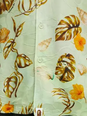 A BATHING APE Floral Short-sleeve Shirt