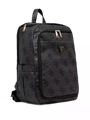 Guess Berta 4g Monogram Backpack - Black