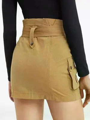 SEROYA Cargo Belt Mini Skirt
