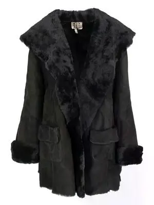 MONDRAIN Shearling Open-front Jacket