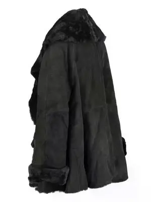 MONDRAIN Shearling Open-front Jacket