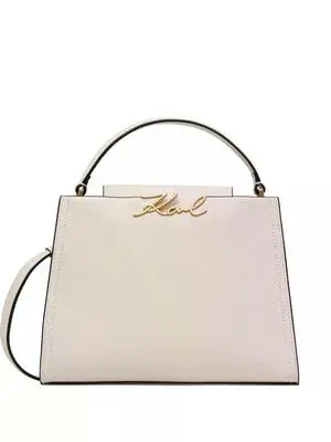 Karl Lagerfeld Logo Top-handle Tote Bag