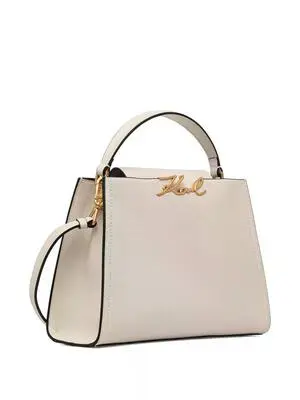 Karl Lagerfeld Logo Top-handle Tote Bag