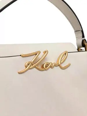 Karl Lagerfeld Logo Top-handle Tote Bag
