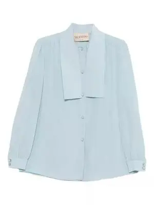 Valentino Garavani Tie-collar Buttoned Shirt