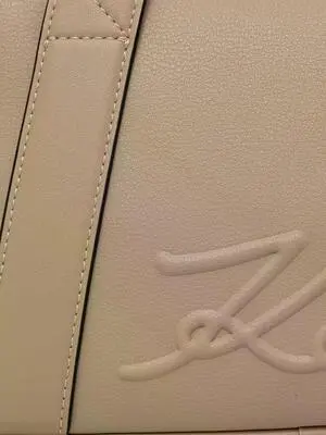 Karl Lagerfeld Embossed Top-handle Crossbody Bag