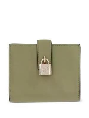 Karl Lagerfeld Padlock Flap Wallet - Green