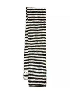 Marc O'polo Striped Scarf - White
