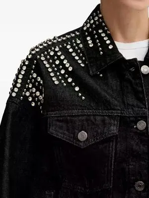 GESTUZ Embellished Denim Trucker Jacket