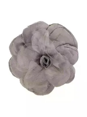 ALINA Flower Brooch - Grey