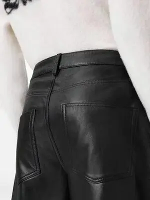 ALLSAINTS Jett Panelled Leather Trousers - Black