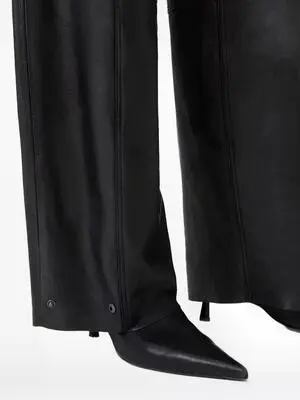 ALLSAINTS Jett Panelled Leather Trousers - Black
