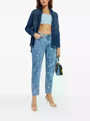 ONETEASPOON Tie-dye Low Rise Jeans