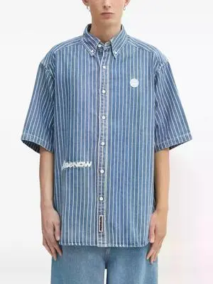 AAPE BY *A BATHING APE® Now Striped Logo Shirt
