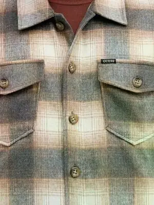 Guess Checked Chest-pocket Shirt