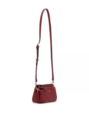 Guess Noelle Chain Satchel Crossbody Bag - Red