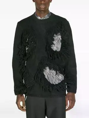 Comme Des Garçons Fringed Sweater