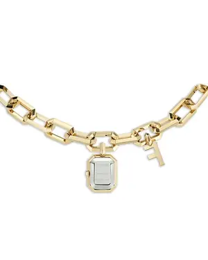 FERRAGAMO Charm Bracelet Watch, 16.6 X 7.4mm
