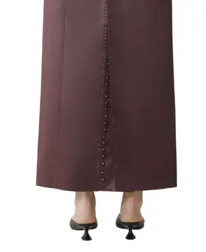 LANVIN Straight Skirt - Mocha