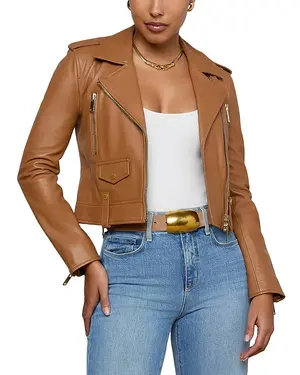 L'AGENCE Biker Leather Jackets