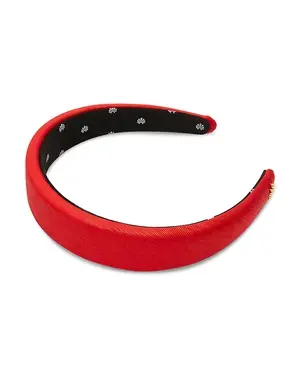 Lele Sadoughi Alice Moire Headband - Scarlet