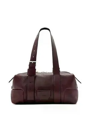 ALLSAINTS Ares Leather Shoulder Bag - Red
