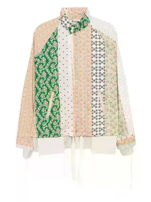 MIDORIKAWA Floral-print Jacket - Neutrals