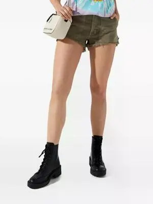 ONETEASPOON Cargo Frayed Hem Shorts