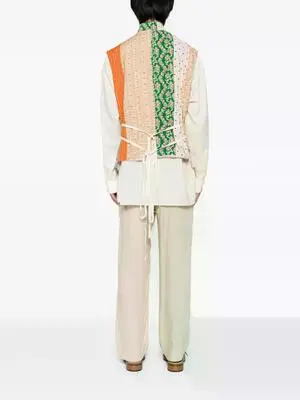 MIDORIKAWA Floral-print Gilet