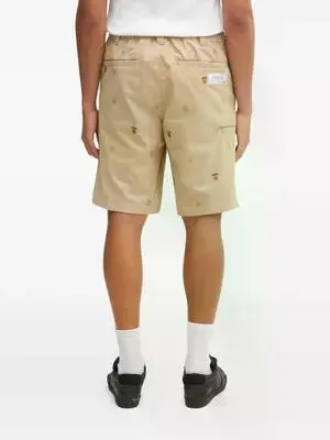 AAPE BY *A BATHING APE Logo Graphic Shorts