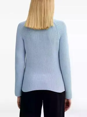 Marc O'polo V-neck Long Sleeve Sweater - Blue