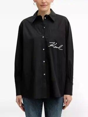 Karl Lagerfeld Logo Shirts For Women