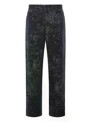 Fendi Jacquard Straight Jeans