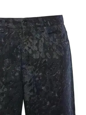 Fendi Jacquard Straight Jeans