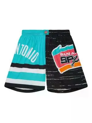 Mitchell & Ness San Antonio Spurs Jumbotron 2.0 Shorts - Black