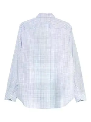 Canali Checked Shirt - Blue