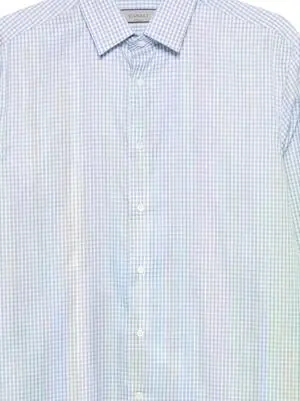 Canali Checked Shirt - Blue