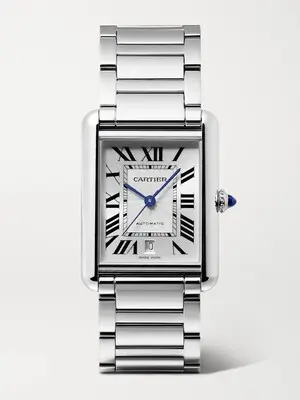 CARTIER Tank Must Automatic 41mm Extra-large Stainless Steel Watch - Gray