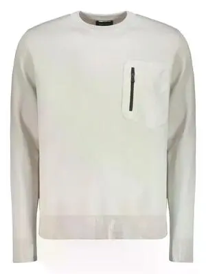 Herno Zip Pocket Sweatshirt - Neutrals