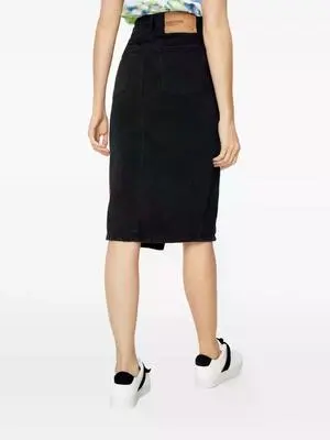 ONETEASPOON Split High-rise Midi Skirt