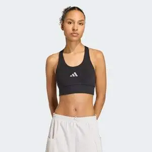 Adidas Adi365 Running Pocket Medium Support Bra - Black