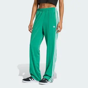 Adidas Firebird Classic Track Pants - Bold Green / White