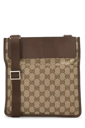 Gucci Original Gg Canvas Web Pocket Messenger
