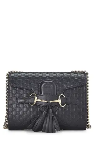 Gucci Guccissima Leather Emily Chain Crossbody